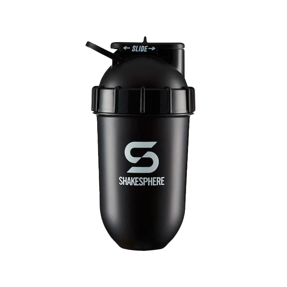 ShakeSphere Protein Shaker Bottle 700ml Tumbler Original Glossy Black ...